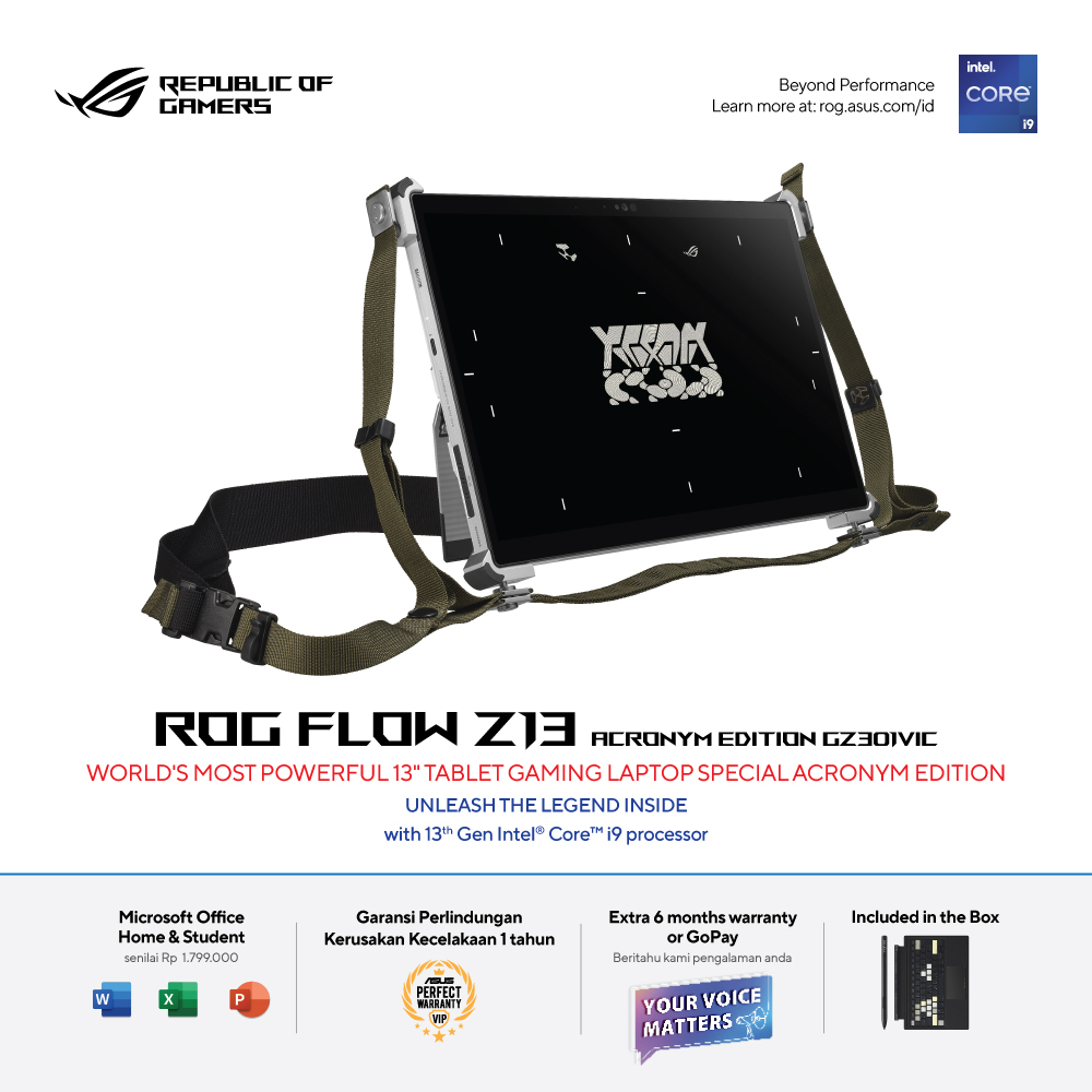 Jual ASUS ROG FLOW Z13 ACRONYM EDITION GZ301VIC-ACRONYM GeForce RTX ...