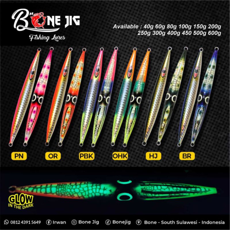Jual metal jig cumi 40g-60g Bone jig | Shopee Indonesia