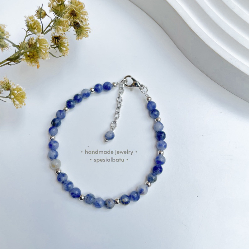 Jual Gelang Batu Alam Giok Kristal Asli Wanita Stone Crystal Bracelet ...