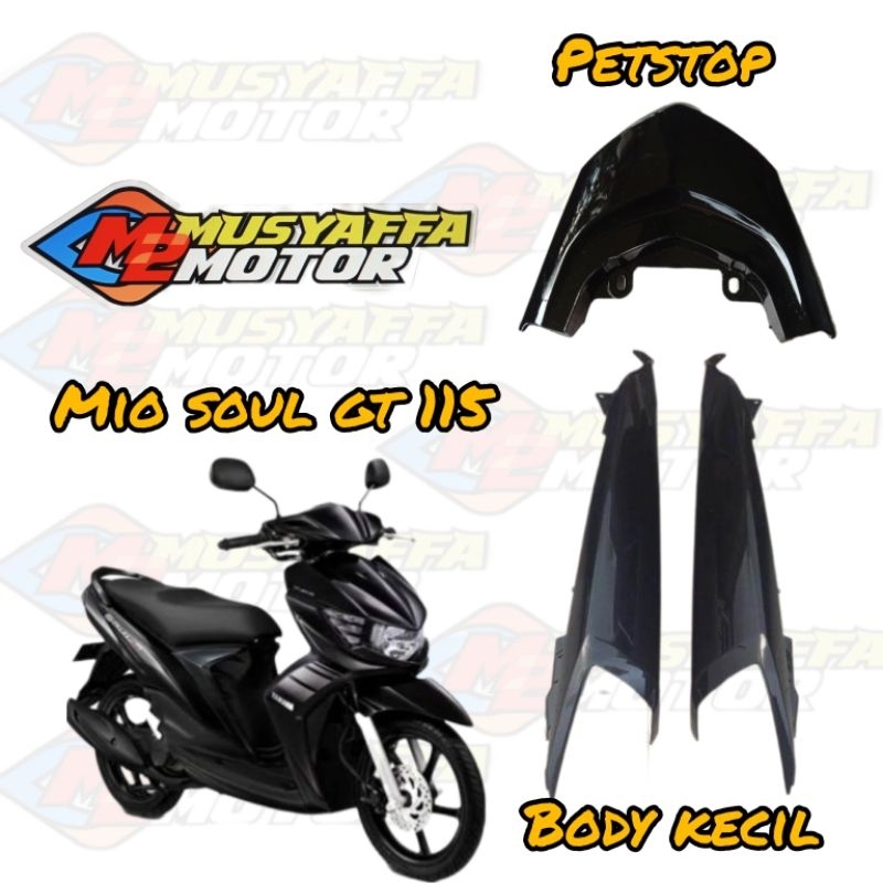 Jual Cover Body Sambungan Body Kecil Petstop Mio soul GT 115 | Shopee ...