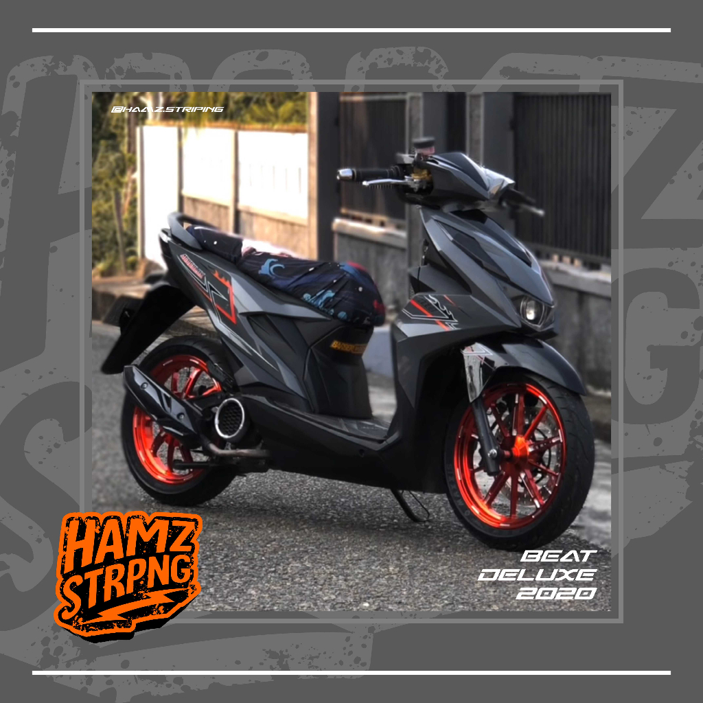 Jual Striping Transparang Beat Deluxe Luxury Abubulux Konsep | Shopee ...