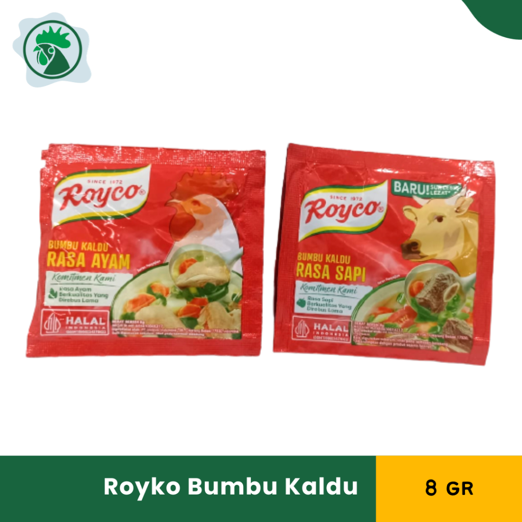 Jual (3 Pcs) Royco Bumbu Kaldu Rasa Ayam Sachet 8g | Rasa Sapi | Shopee ...