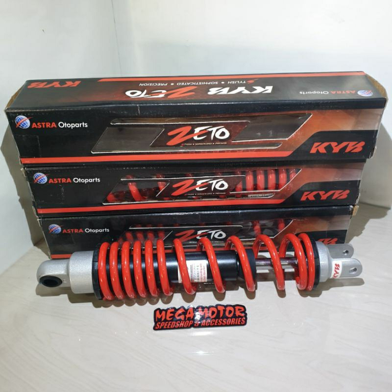 Jual Sokbeker Shockbeker KYB Zeto Beat Fi Vario 110 Mio Fino uk 310mm | Shopee Indonesia
