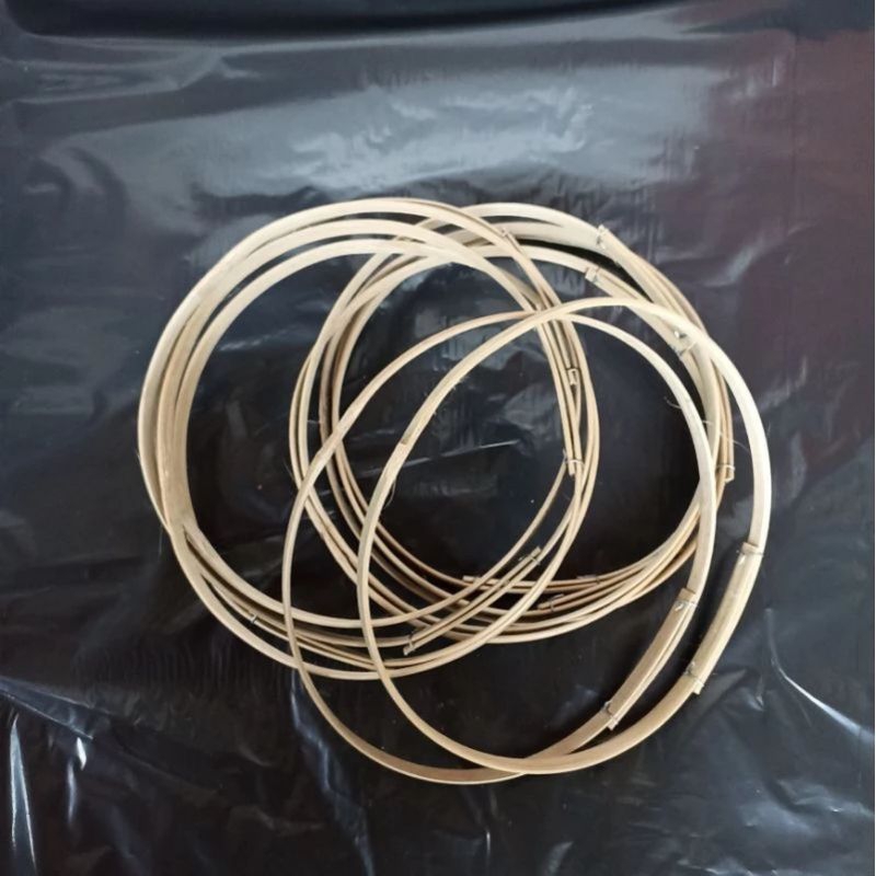 Jual Bambu melingkar / Ring wengkuan turus ajir tanaman/ lingkaran ...