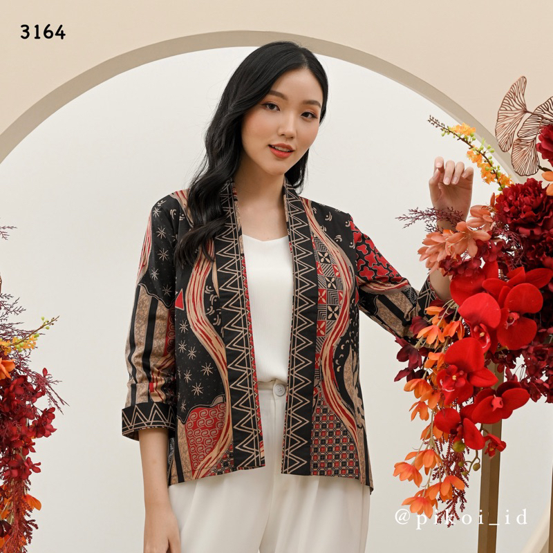 Jual Outer batik wanita / blazer batik modern / Baju batik cewek murah ...
