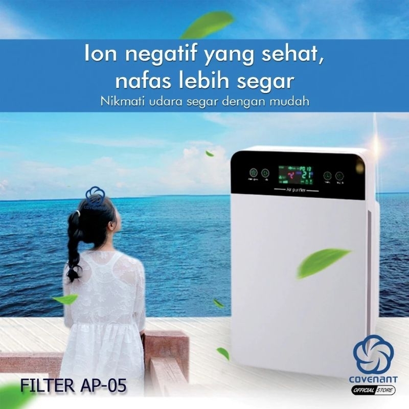 Jual COVENANT AP-05 Air Purifier With HEPA Filter (Packing Kardus + Bubble Wrap) | Shopee Indonesia