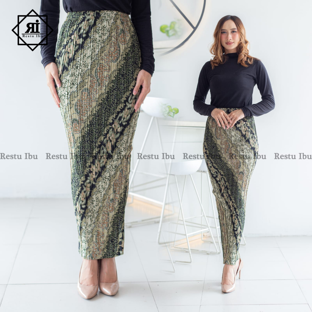 Jual Rok Prisket Batik / Rok Kebaya Modern / Rok Prissket Batik Foil ...