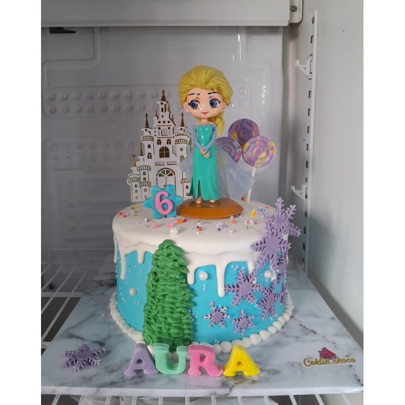 Jual Cake Birthday Topper FROZEN ELSA / KUE ULANG TAHUN / KUE ULTAH ...