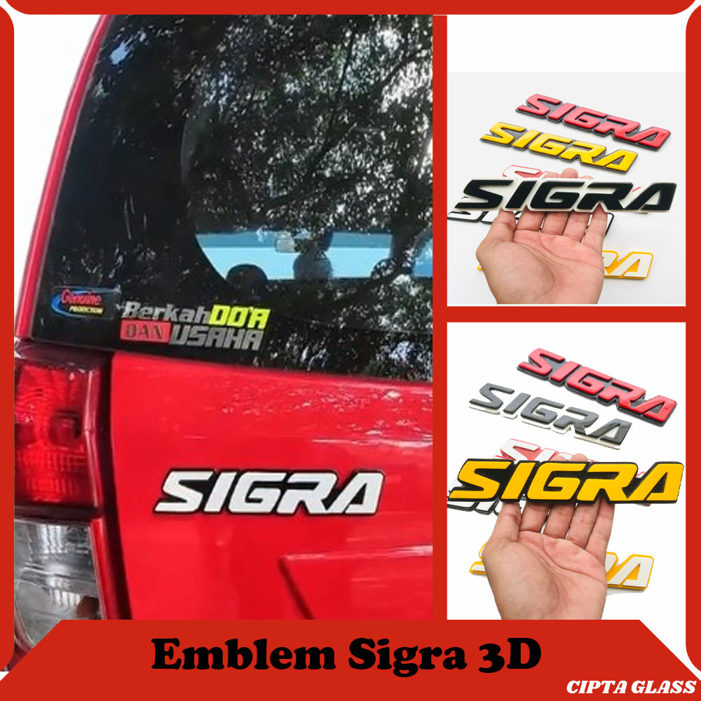 Jual EMBLEM MOBIL DAIHATSU SIGRA / BAHAN FIBERGLASS / RESIN BUKAN ...