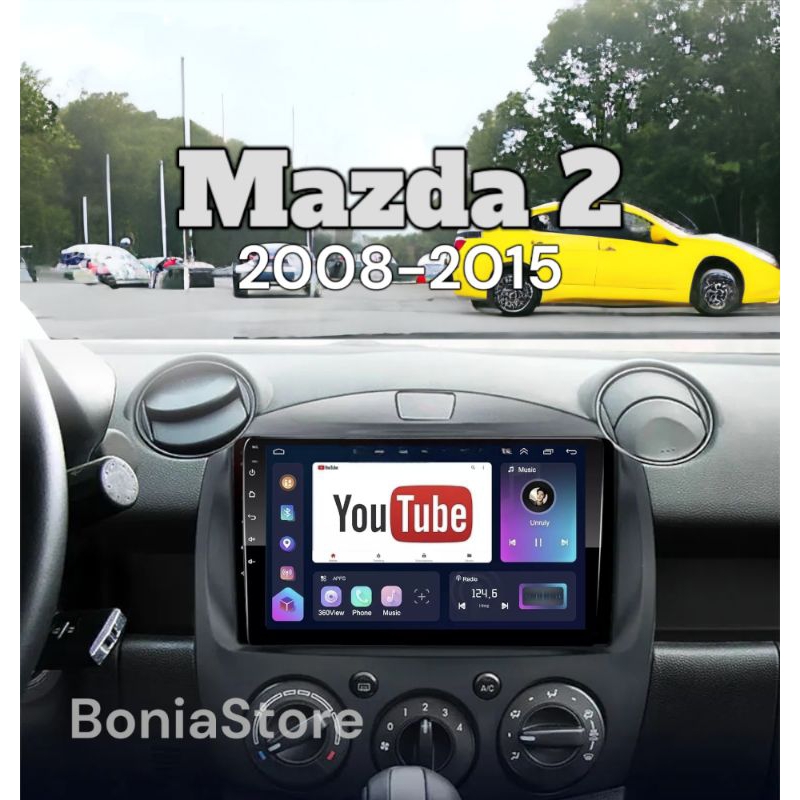 Jual Head Unit Android for MAZDA2 2007-2014+FRAME FIT+KABEL POWER PNP ...