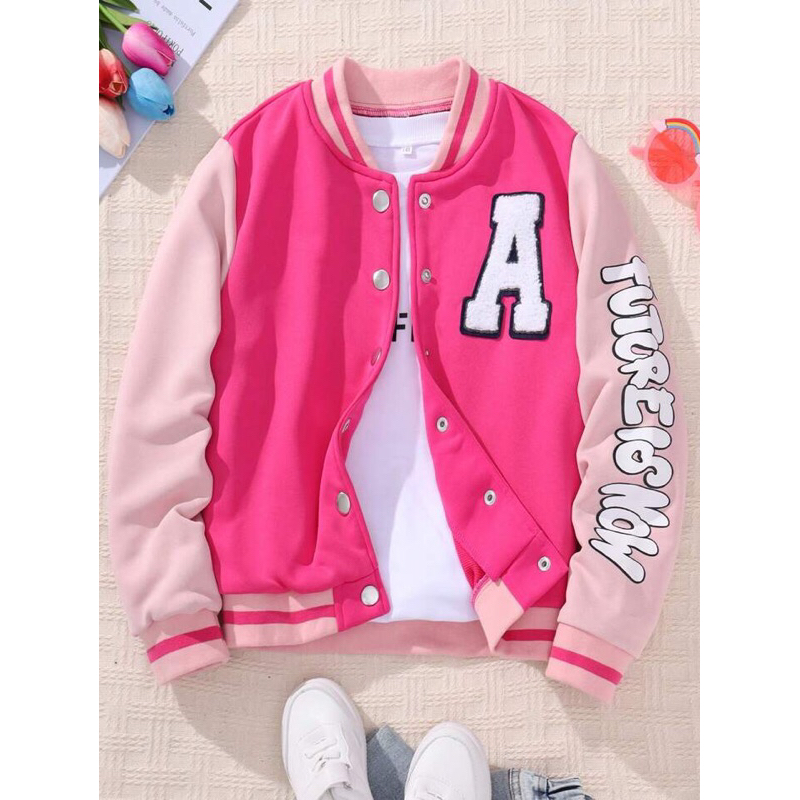 Jual Jaket Bomber Varsity Pria Wanita Logo A ( BISA CUSTOME WARNA ...