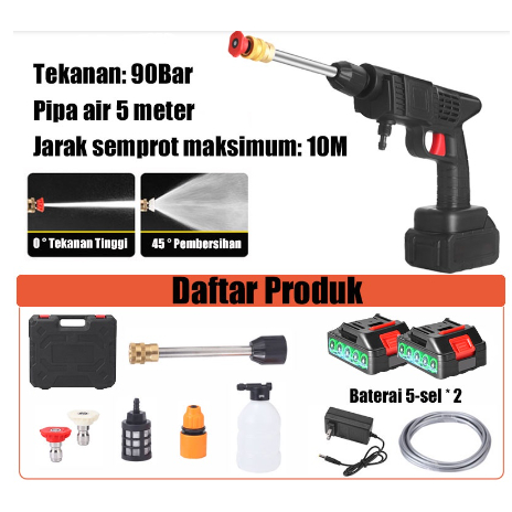 Jual Alat Semprot Steam Mobil Motor Portable/Alat Cuci Cordless ...