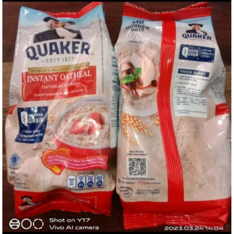 Jual Quaker Oatmeal Instant 200gr | Shopee Indonesia
