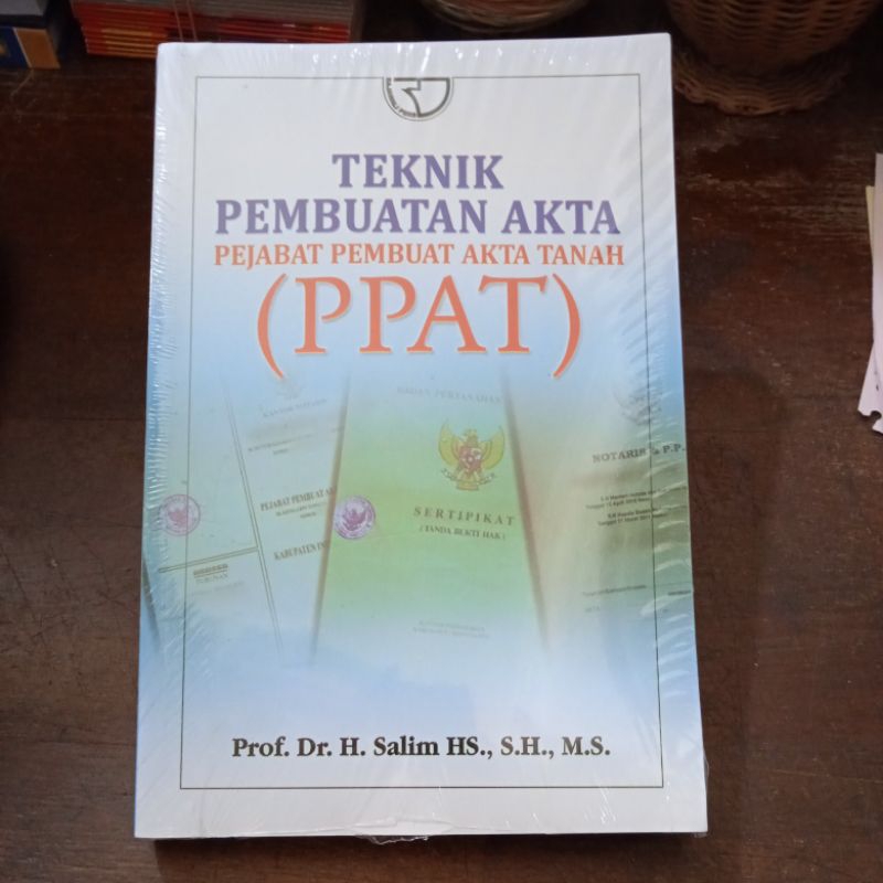 Jual Buku Original Teknik Pembuatan Akta Pejabat Pembuat Akta Tanah (PPAT) | Shopee Indonesia