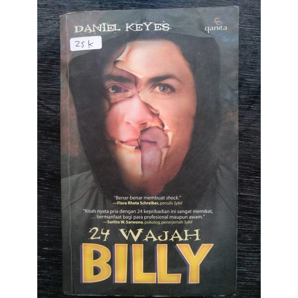 Jual Buku 24 Wajah Billy By Daniel Keyes Bekas Original Ori | Shopee ...