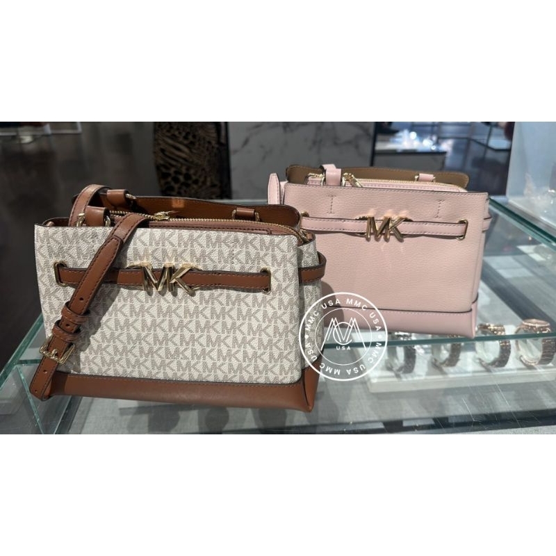 Jual MK REED SMALL SATCHEL SIGNATURE | Shopee Indonesia