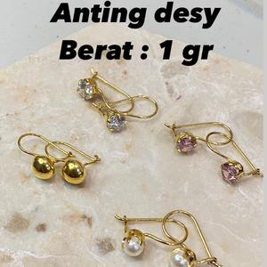 Jual Anting Desy banyak motif | kode : 1 G | Shopee Indonesia