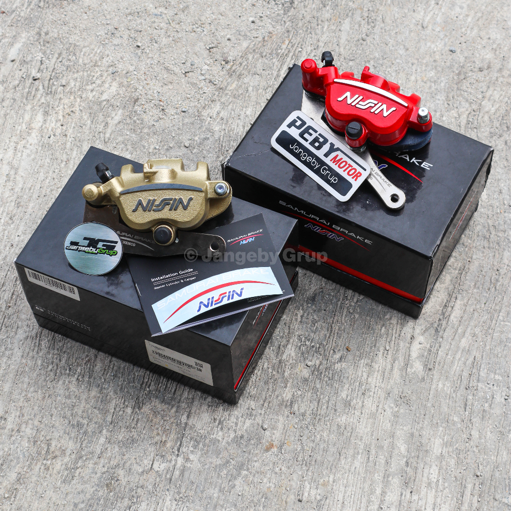 Jual Caliper Kaliper NISSIN Samurai 2 Piston Depan Beat Scoopy Vario Genio | Shopee Indonesia