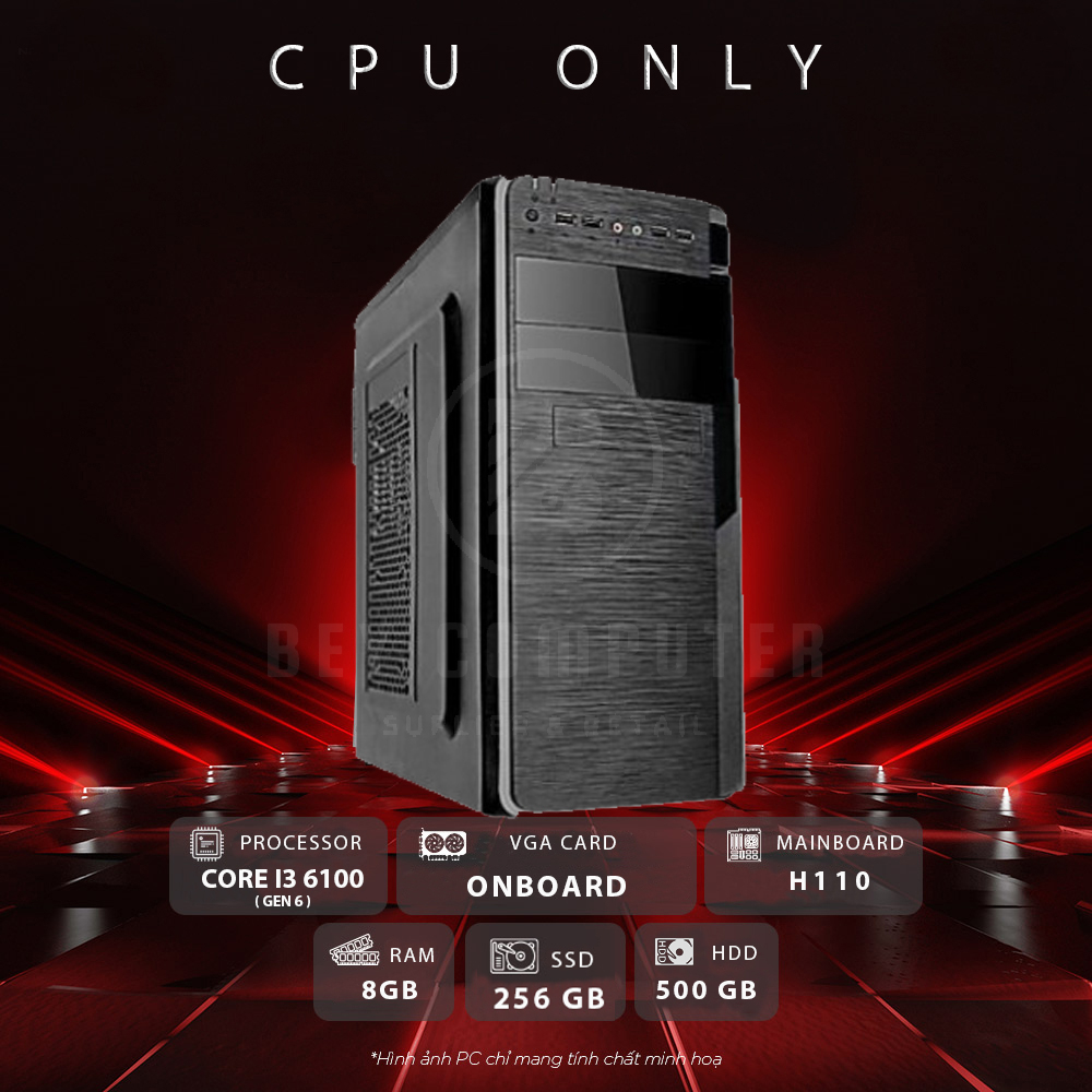 Jual PC RAKITAN INTEL CORE I3 6100 RAM 8GB SSD 256 GB HDD 500 GB | Shopee Indonesia