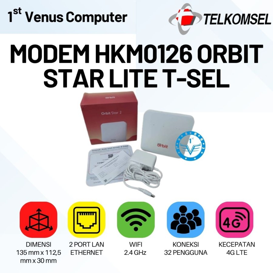 Jual MODEM HKM0126 ORBIT STAR LITE TSEL/ MODEM WIFI WIRELESS ROUTER ...