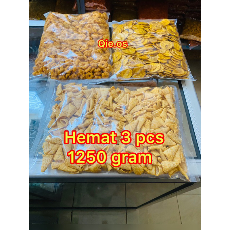 Jual snack hemat paket bundling ribut trompet pisang | Shopee Indonesia