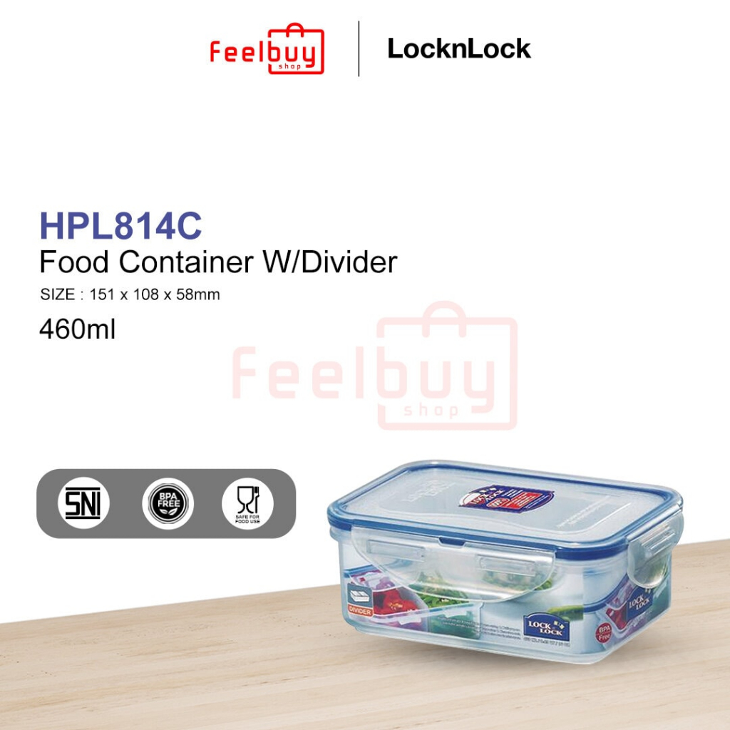 Jual LocknLock Rectangular Food Container Food Storage BPA Free 460ML ...