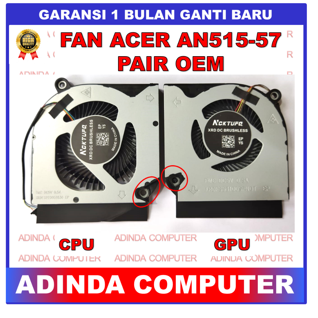 Jual Fan Acer Nitro 5 AN515-57 AN515-44 AN515-45 AN515-55 AN515-56 ...