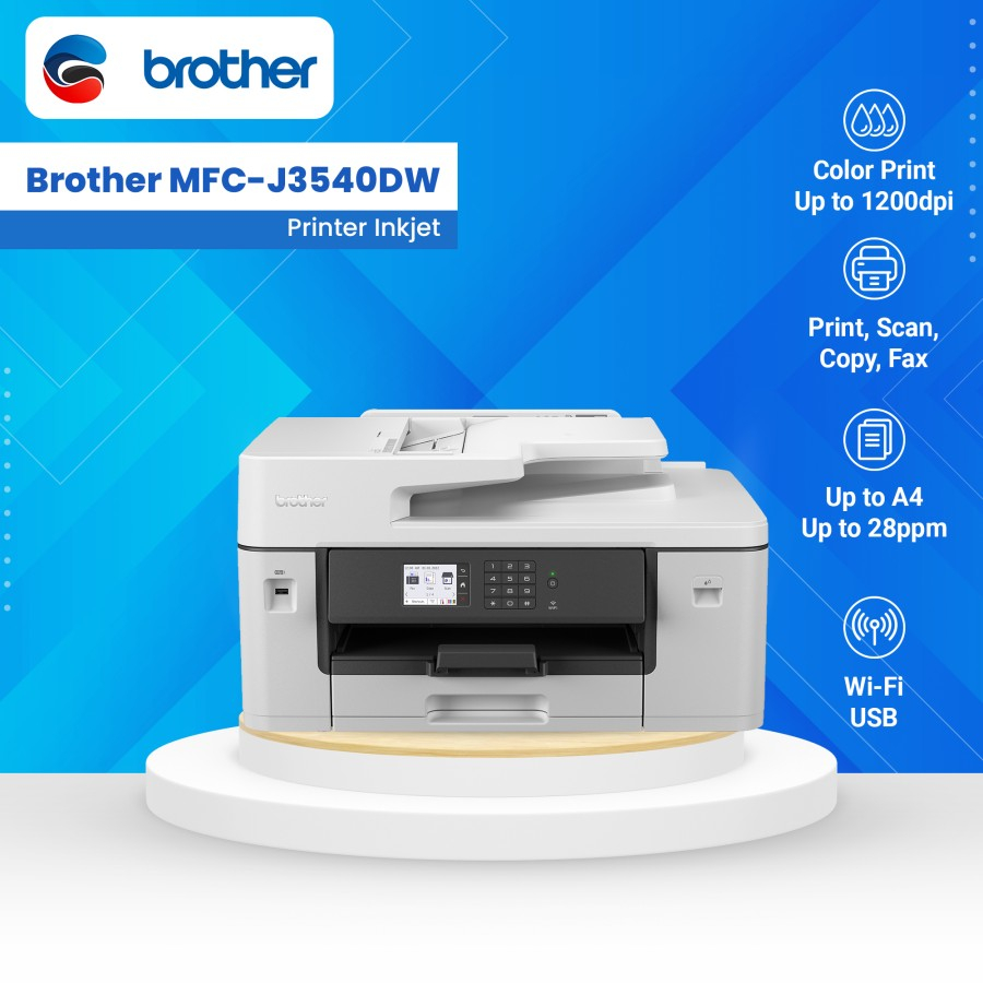Jual BROTHER Printer A3 Inkjet InkTank Multifunction MFC J3540DW J3540 DW J 3540DW Print Scan ...