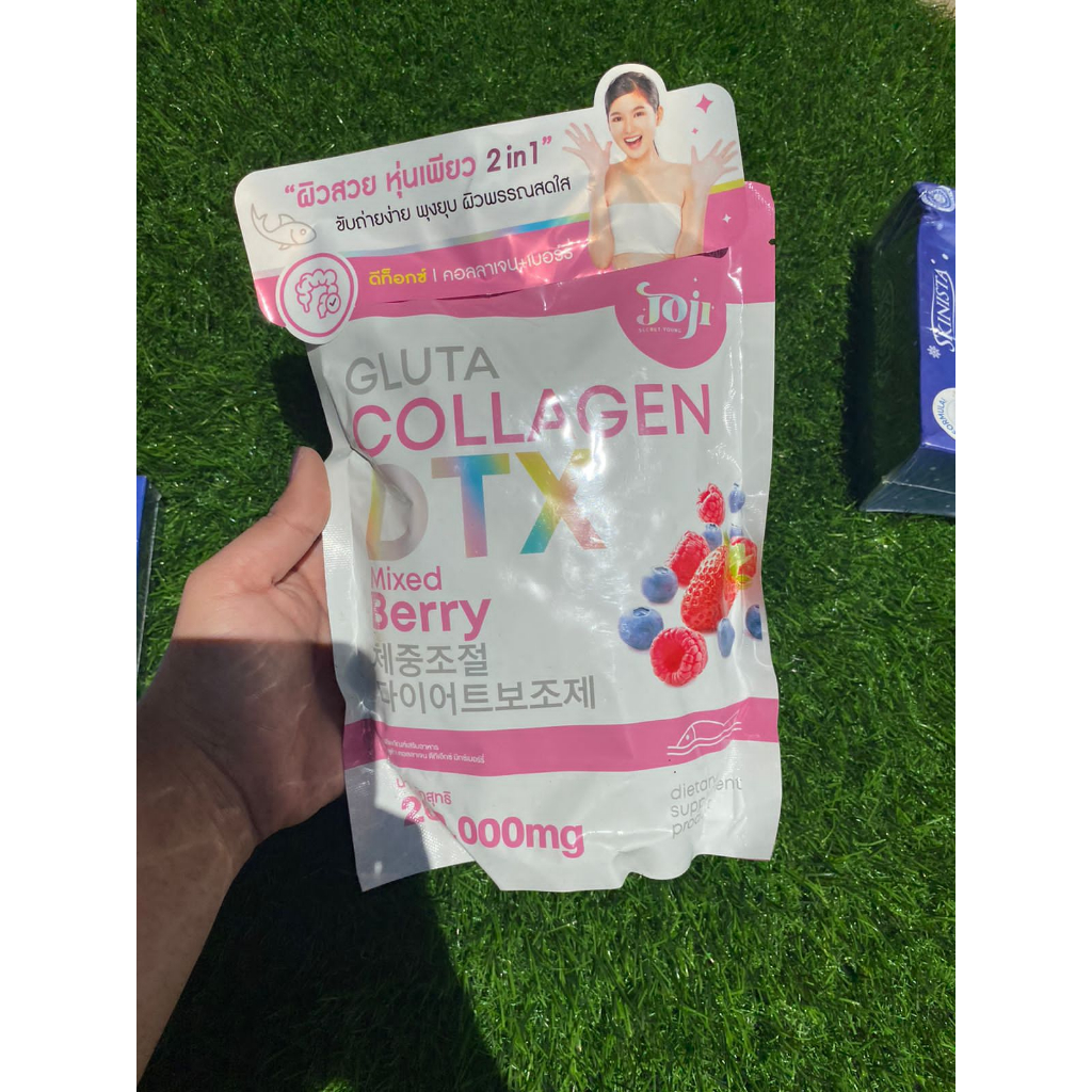 Jual Joji Gluta DTX Collagen Isi 10 Sachet Collagen Gluta Sekaligus ...