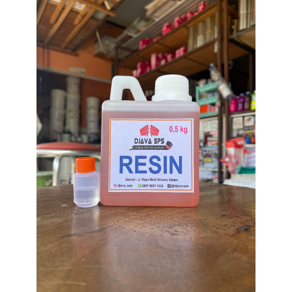 Jual RESIN MERAH + Katalis - Kerajinan Tangan - Resin Polyester Merah ...