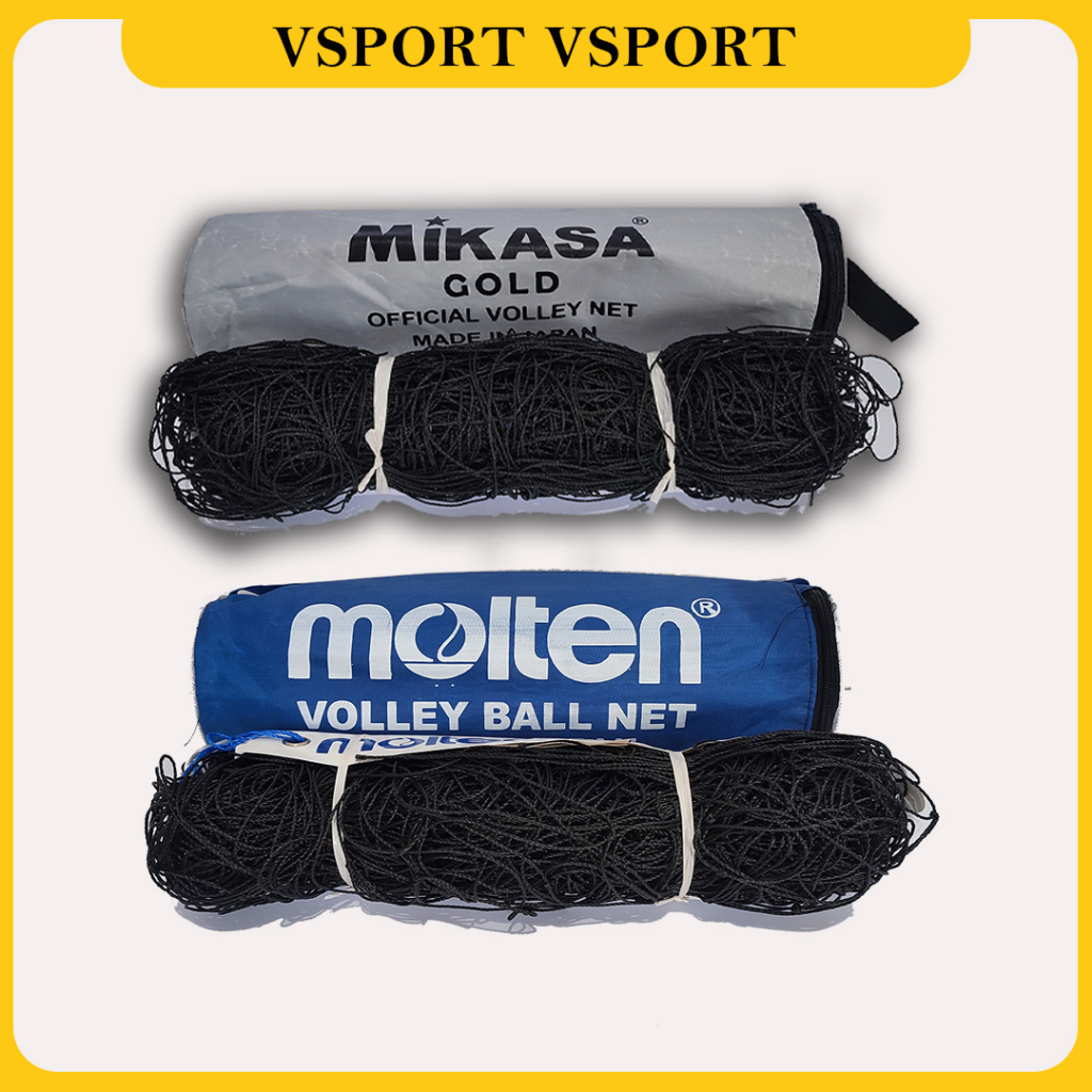 Jual NET VOLI MOLTEN NET VOLY MIKASA GOLD NET VOLLY NET VOLLEY | Shopee ...