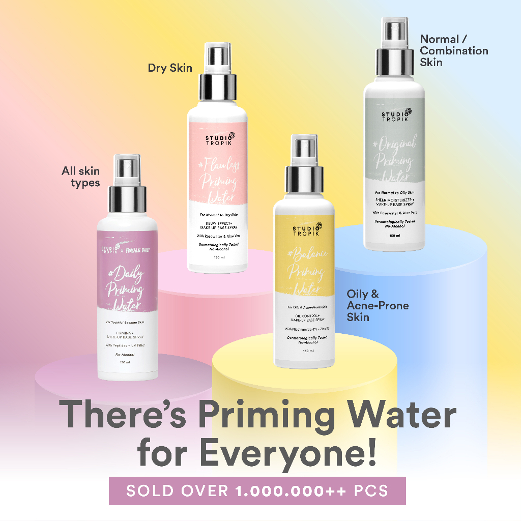 Jual STUDIO TROPIK Priming Water Original Primer Studio Tropic Flawless ...