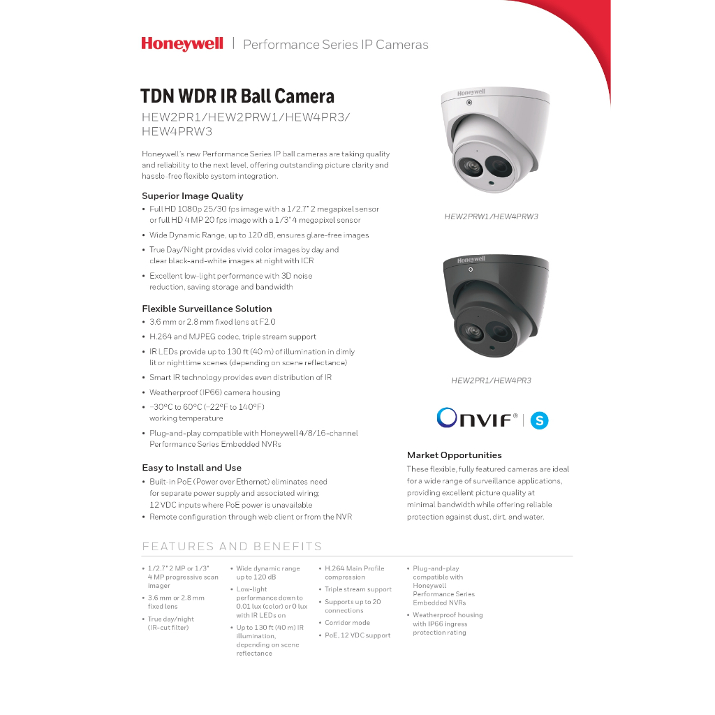 Jual Honeywell HEW2PR1 2MP IR Turret camera 3.6mm | Shopee Indonesia