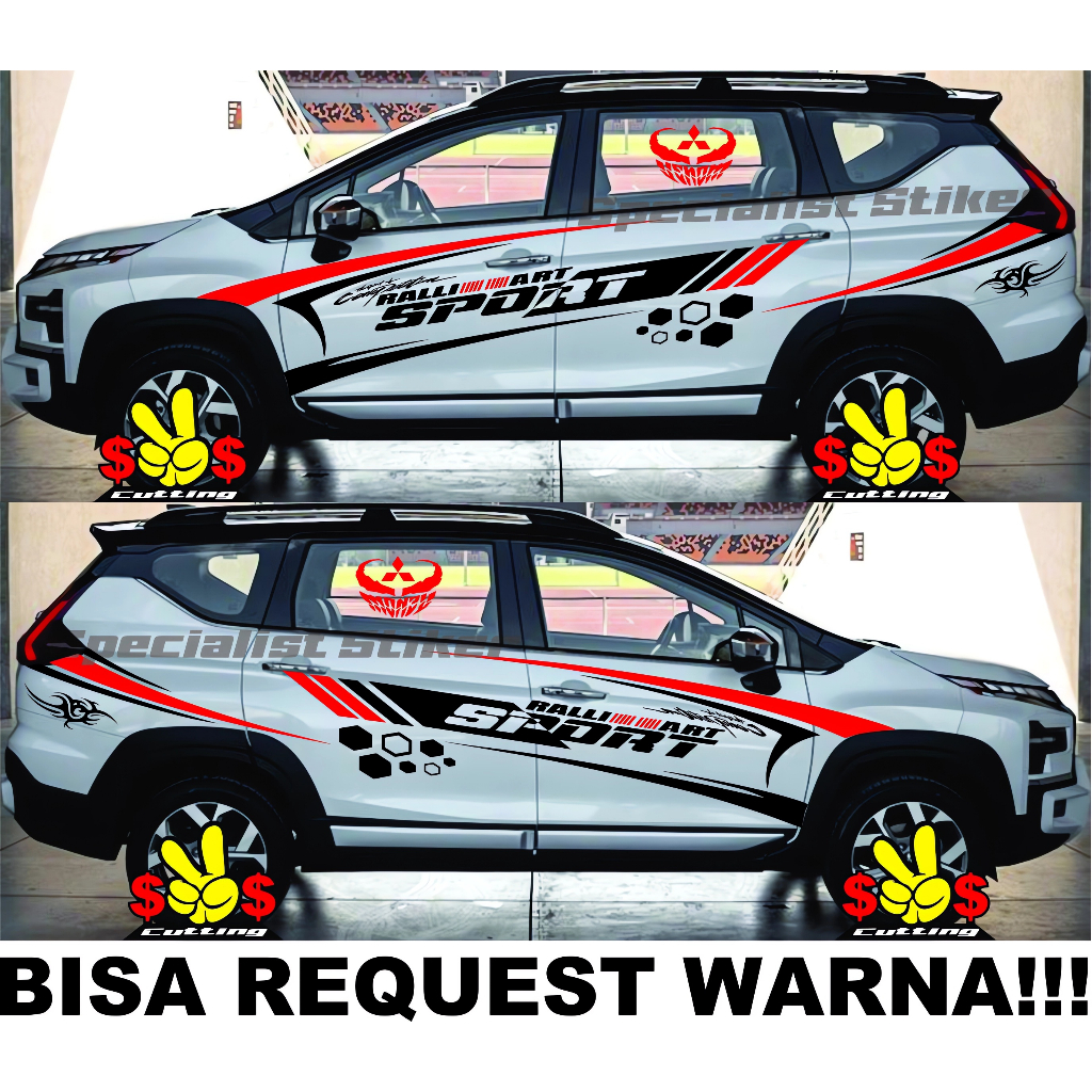 Jual Stiker Mobil Mitsubishi Xpander Cross Model Venom | Shopee Indonesia