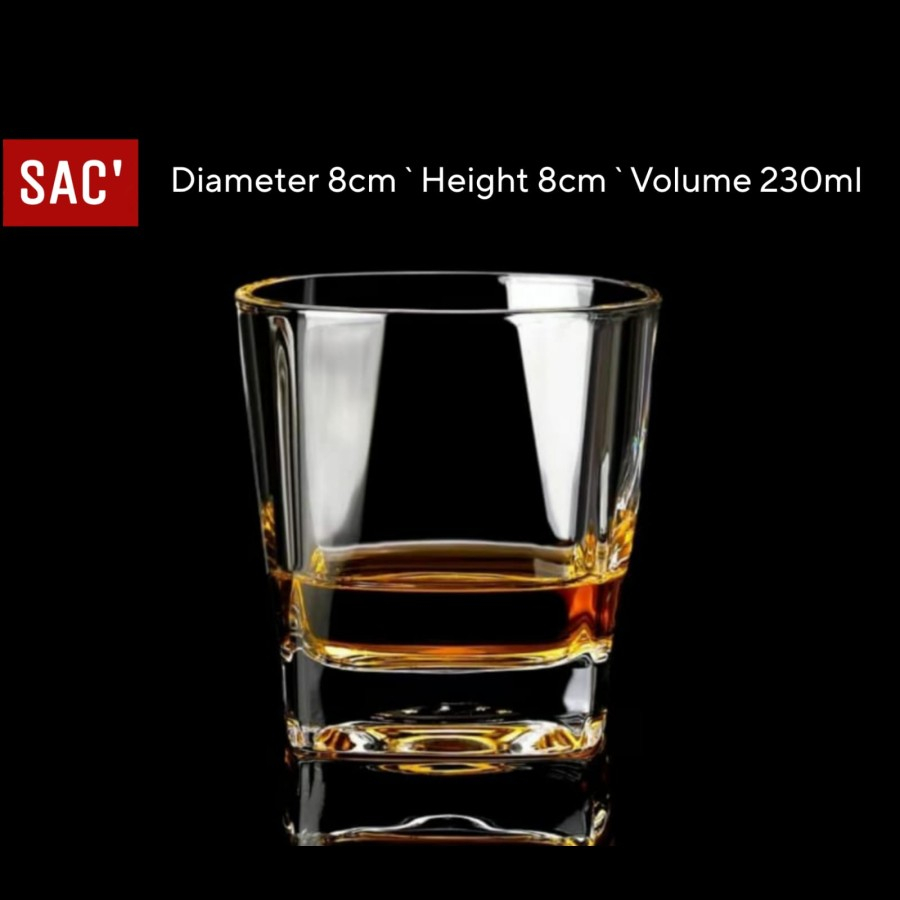 Jual 𝙎𝘼𝘾' Rhone Whiskey Glass Gelas Kaca Gelas Whisky Wine Beer Gelas ...