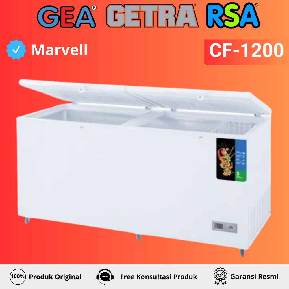 Jual Chest Freezer Box Rsa Cf-1200 Chest Freezer 1050 Liter Garansi ...