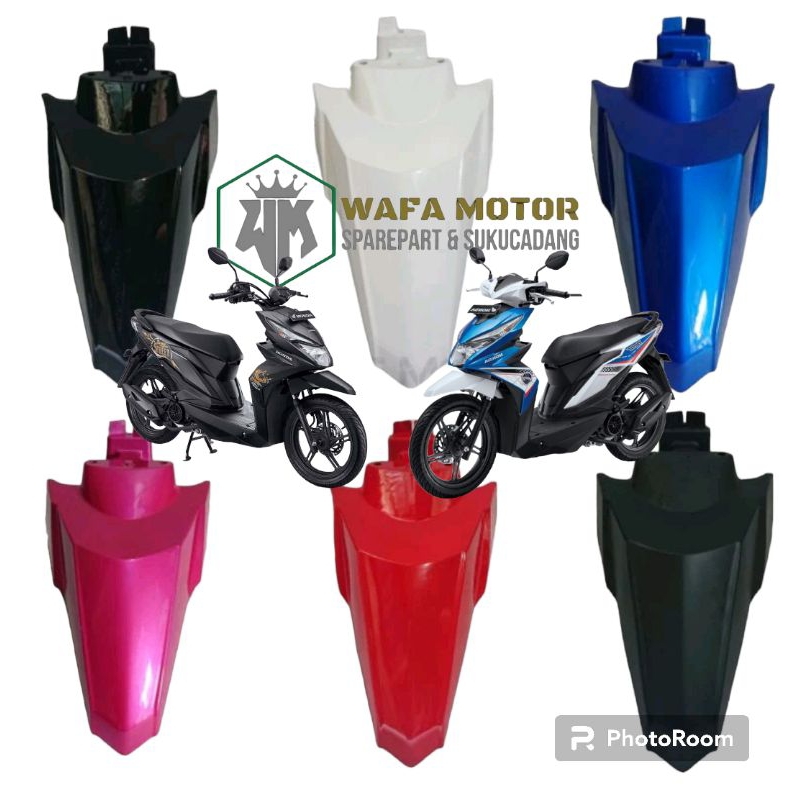 Jual Spakbor Depan Beat New Eco Beat Street K81 Hitam Putih Merah Biru ...