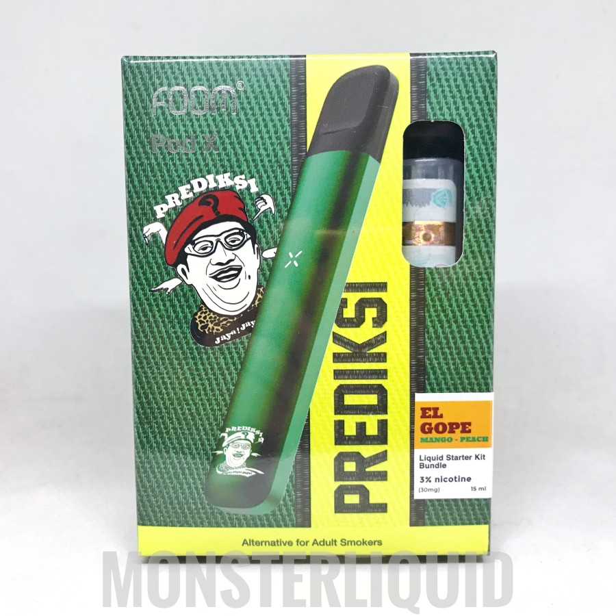 Jual FOOM X PREDIKSI POD KIT BUNDLING LIQUID 15ML BY FOOM LAB AUTHENTIC ...