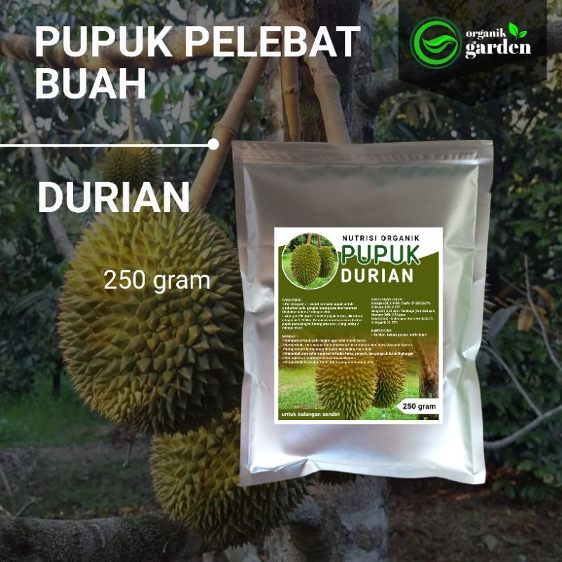 Jual pupuk pelebat buah DURIAN | booster melebatkan secara maksimal 250gram | Shopee Indonesia