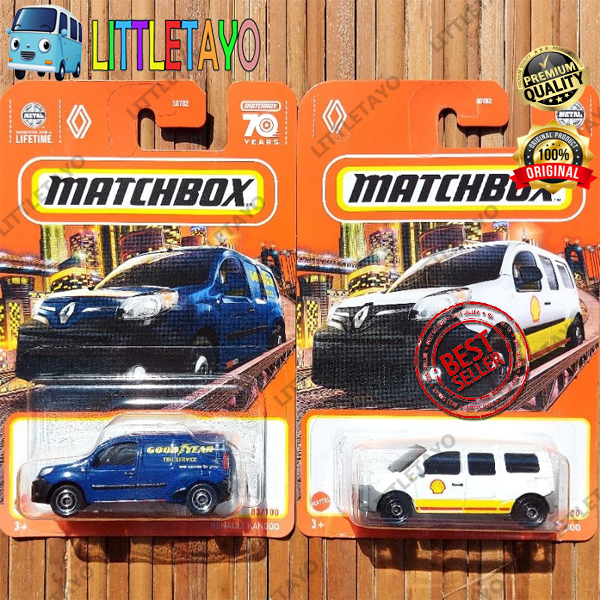 Jual MATCHBOX RENAULT KANGOO 2021 ORANGE 2022 PUTIH 2023 BIRU GOODYEAR ...