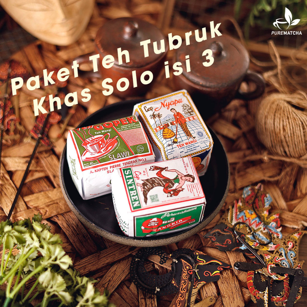 Jual Teh Solo Racikan Paket isi 3 (Teh GOPEK, Teh SINTREN, Teh NYAPU ...