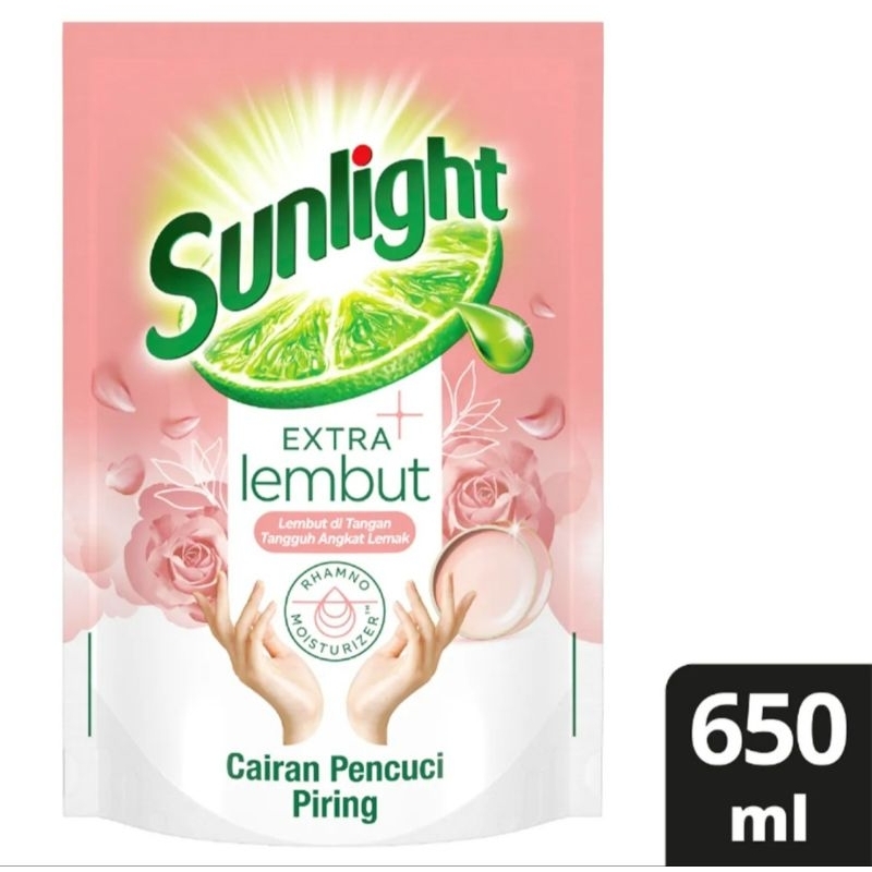 Jual sunlight sabun cuci piring extra lembut 650ml | Shopee Indonesia