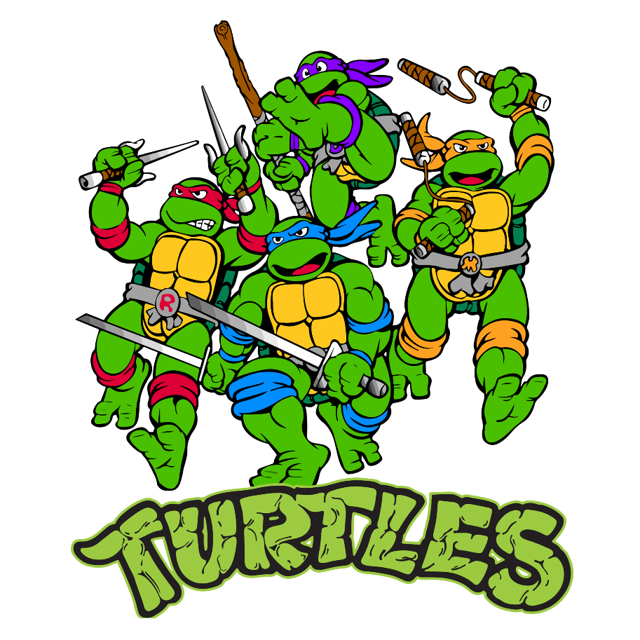 Jual SABLON DTF PRINTING UKURAN A5 (14CM - 15CM) TEMA NINJA TURTLES ...