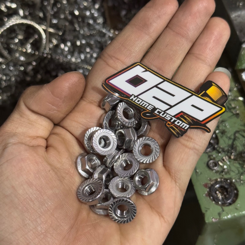 Jual mur m6 ,mur 10 ,mur baut 10 stainless | Shopee Indonesia