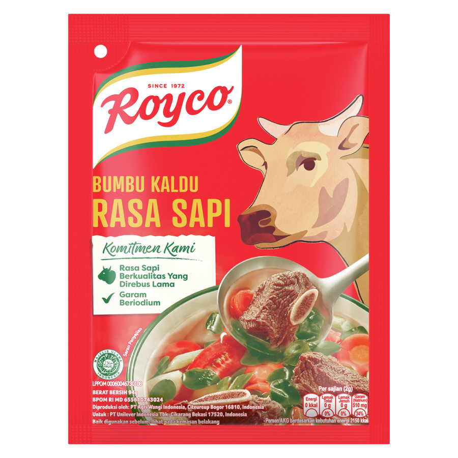 Jual Royco Penyedap Rasa Kaldu Ayam 94 gram / ROYCO KALDU SAPI ...