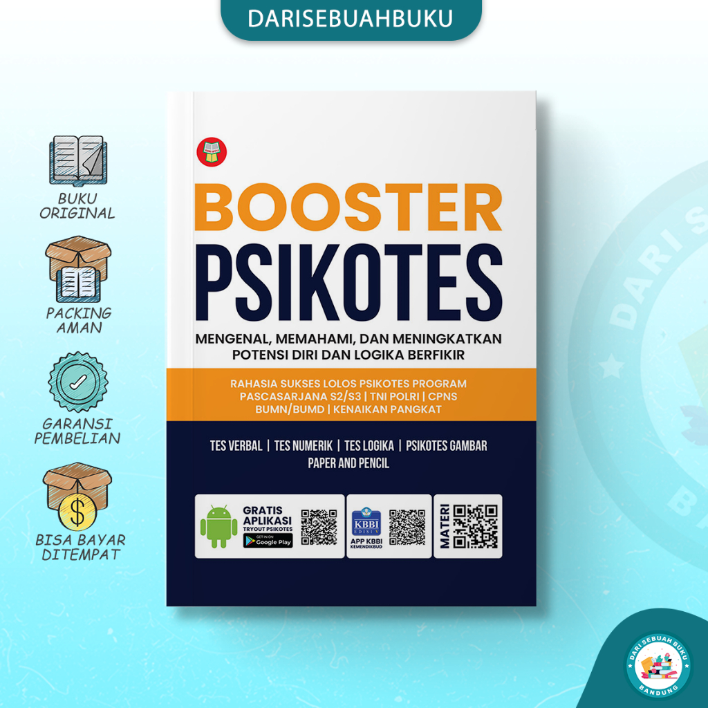 Jual Buku BOOSTER PSIKOTES - Mengenal, Memahami & Meningkatkan POTENSI ...