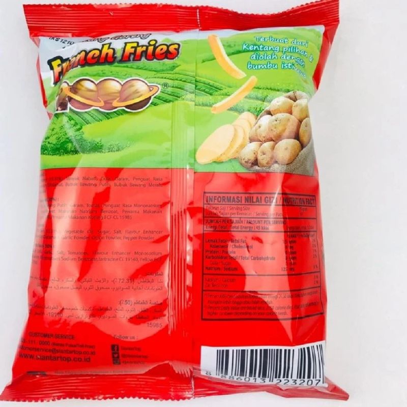 Jual STT KENTANG GORENG FRENCH FRIES 2000 PREMIUM Netto 62 gr | Shopee ...