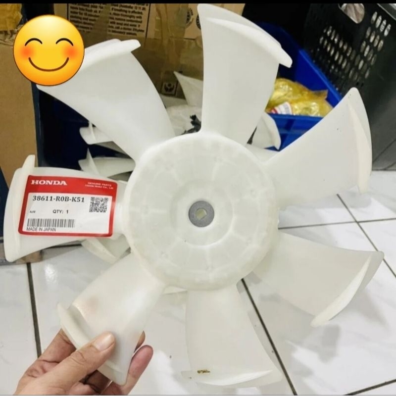 Jual AD autopart cooling extra fan baling daun kipas AC honda brio RS matic At 2013-2018 ...
