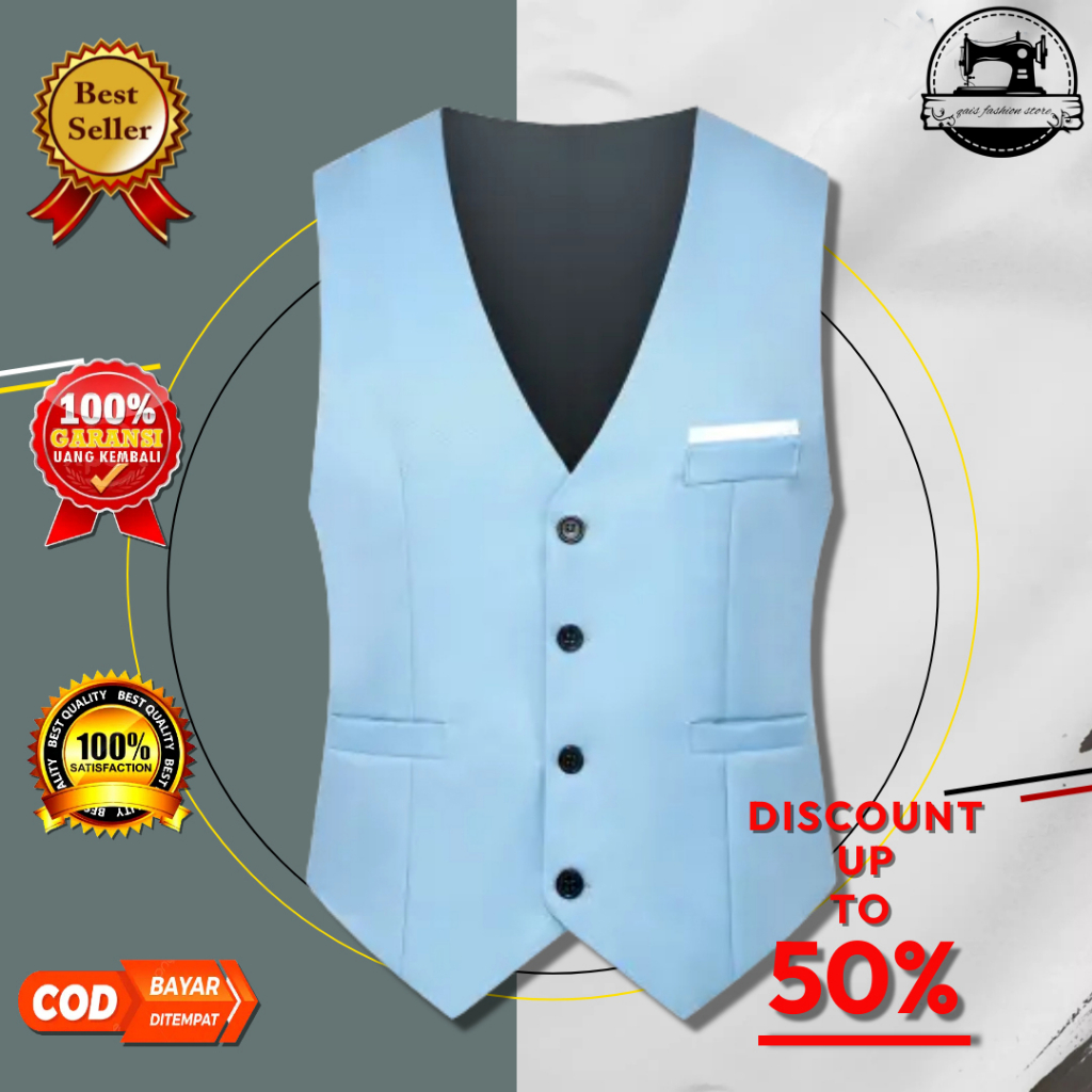 Jual ROMPI JAS FORMAL PRIA VEST PRIA ROMPI PRIA ROMPI JAS PRIA | Shopee ...