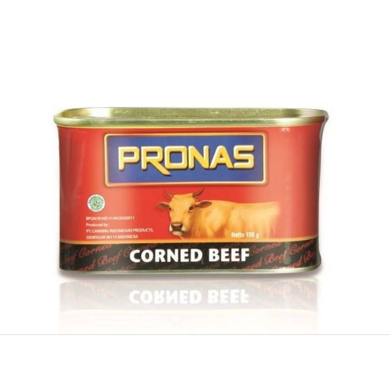 Jual PRONAS KORNET KALENG DAGING SAPI 198 GRAM | Shopee Indonesia